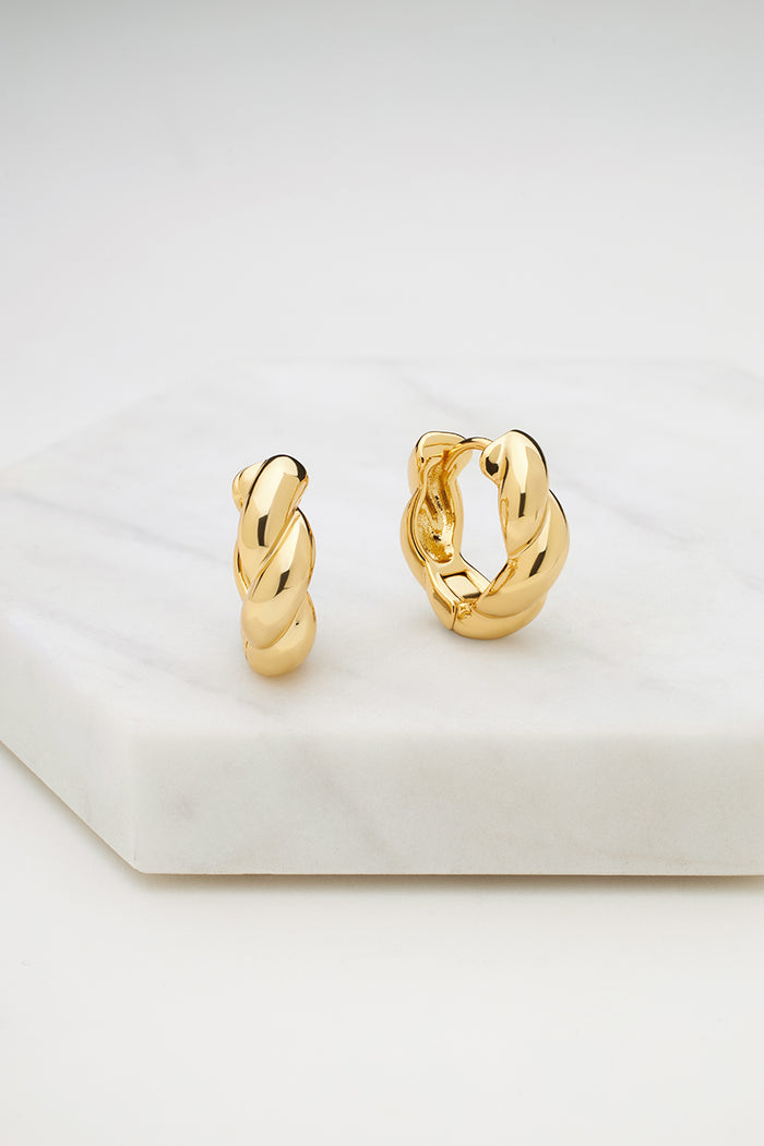 Maya Hoop - Gold | Zafino Australia